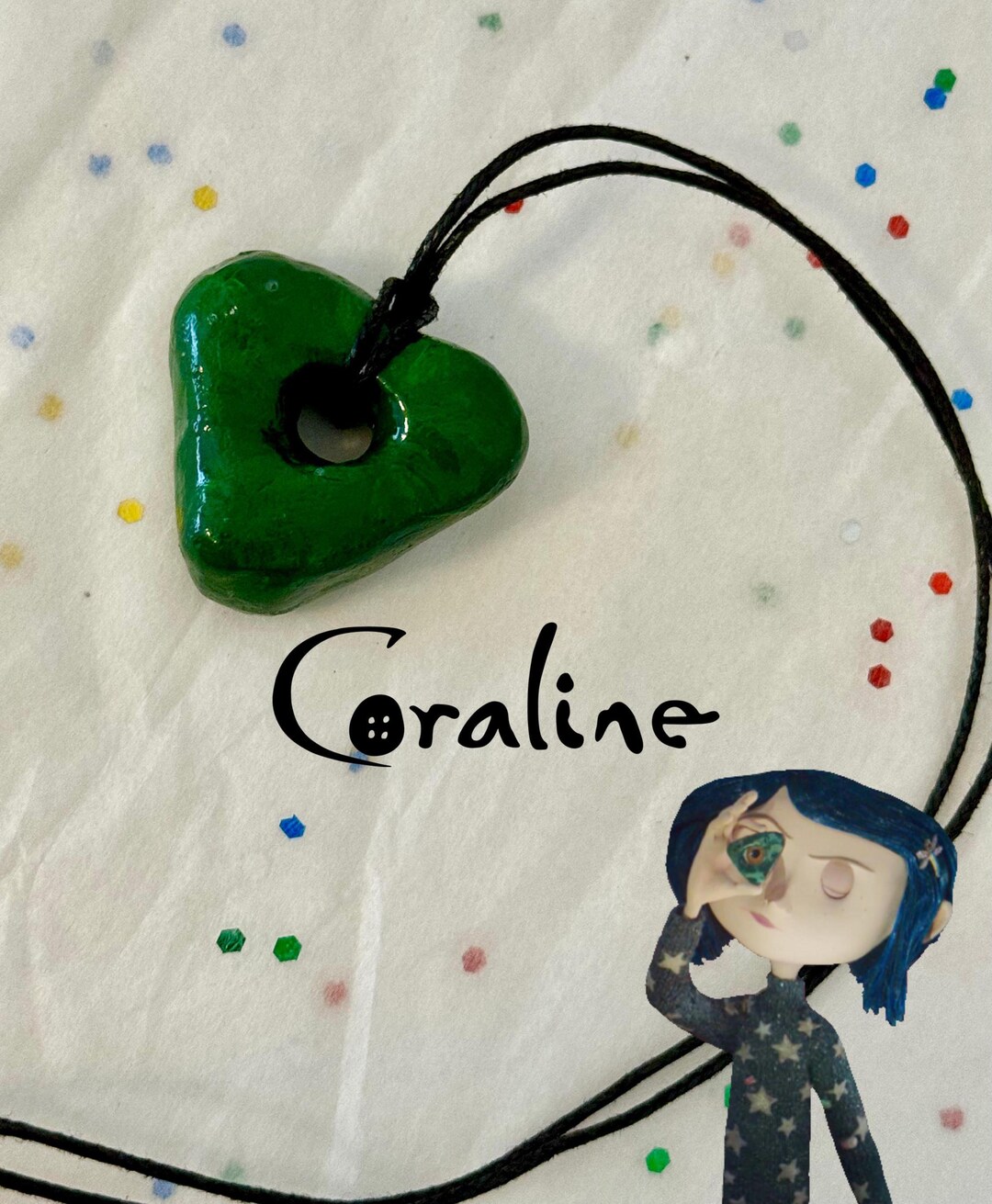 Coraline Seeing Stone Necklace - Etsy