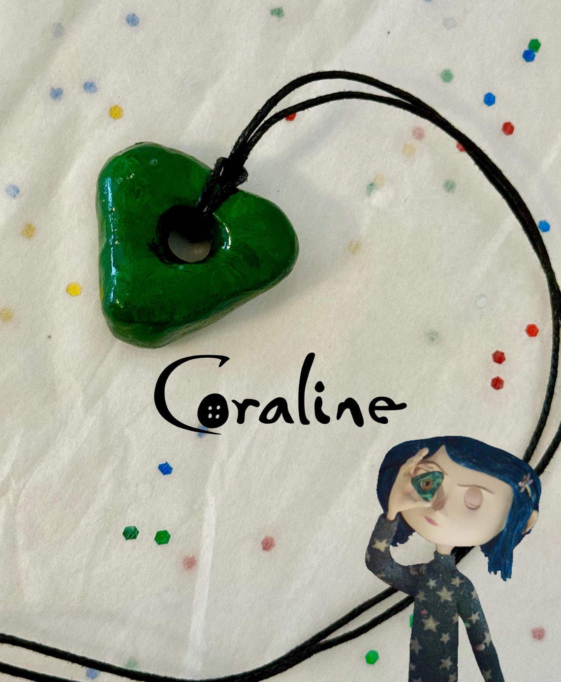 Coraline Seeing Stone Necklace - Etsy
