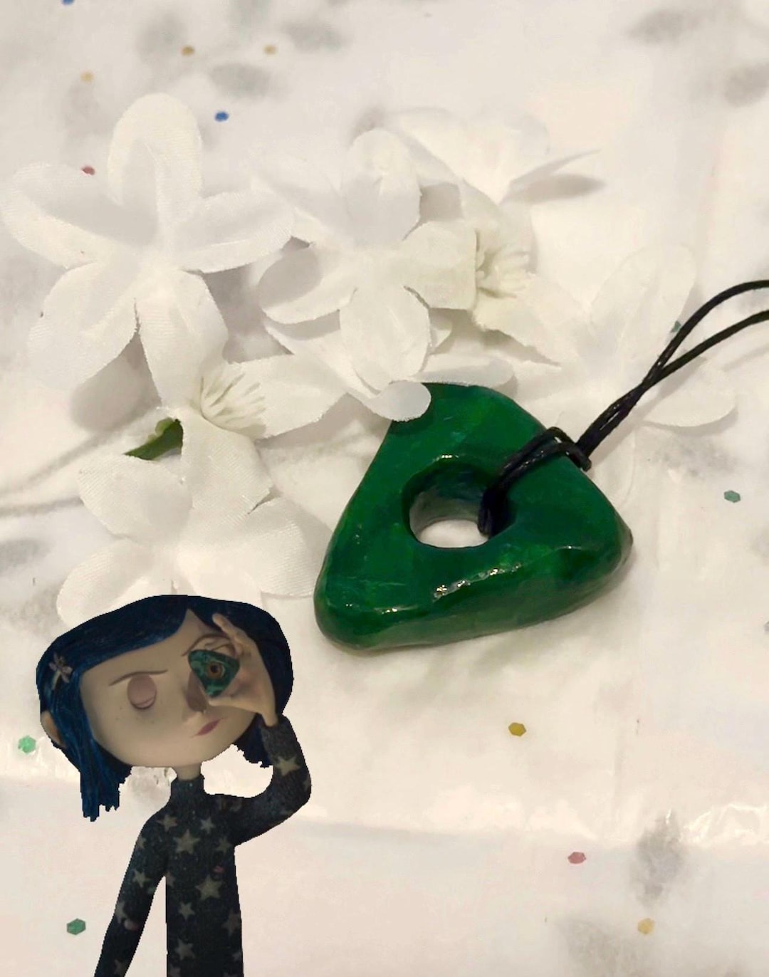 Coraline Seeing Stone Necklace - Etsy