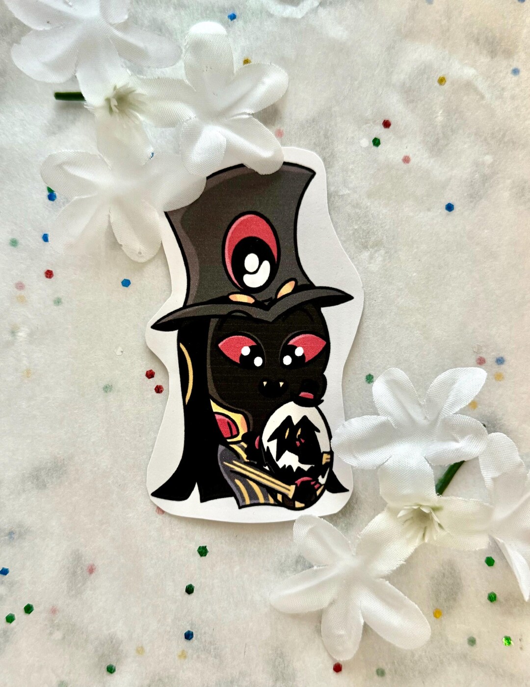 Sir Pentious With Egg Boi Sticker, Hazbin Hotel Sticker - Etsy