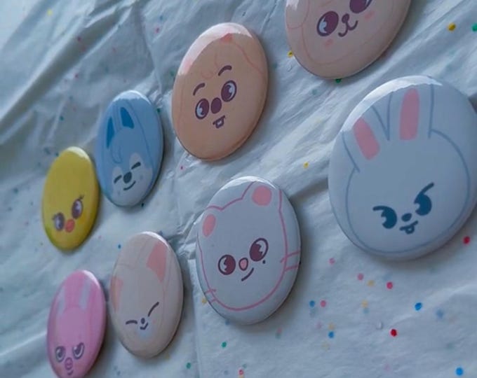SKZOO Stray Kids Button Badge Pins | Perfect for Gift for Stay's, Stray ...