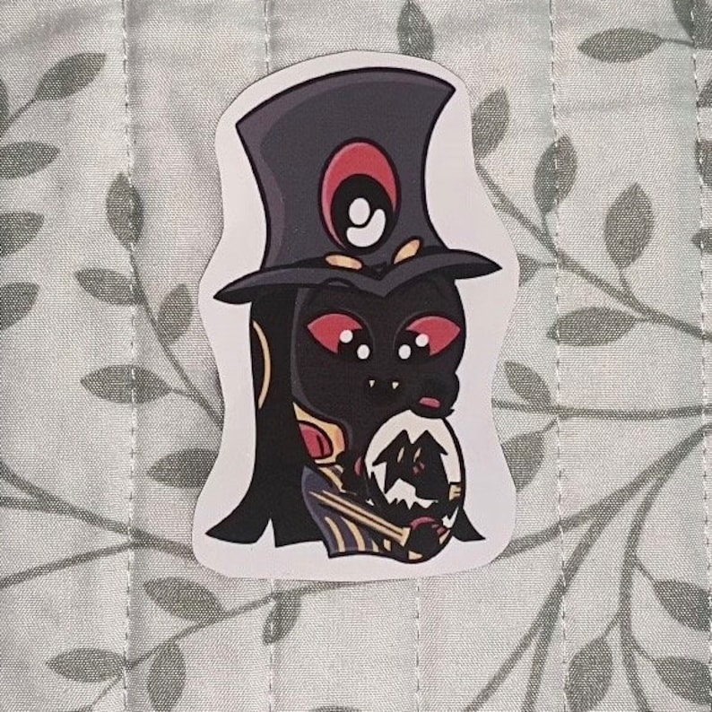Hazbin Hotel Sir Pentious With Egg Boi Sticker Laptop Stickers Cute ...