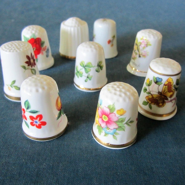 Bone China Thimble - Etsy