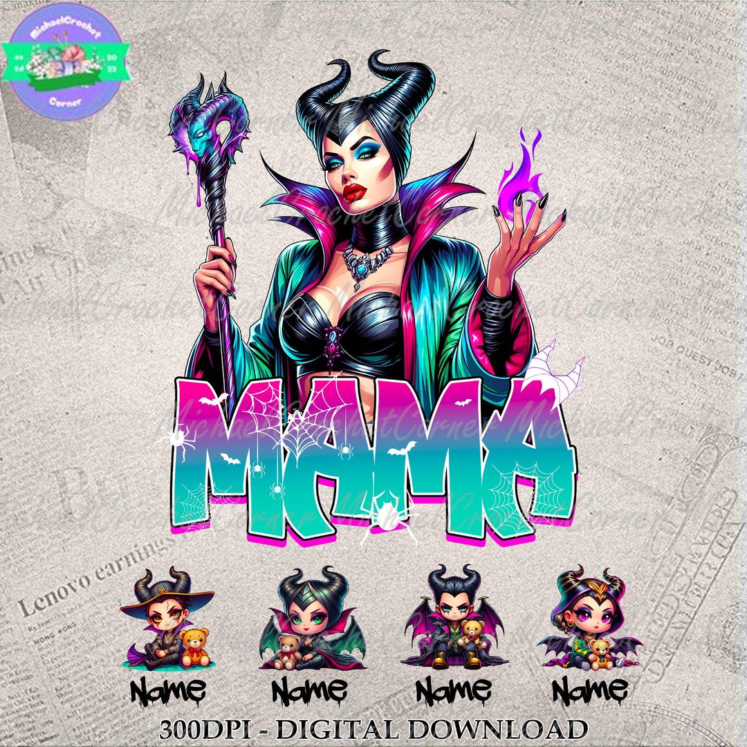 Halloween Villain Custom Png, Personalized Cartoon Halloween Png ...