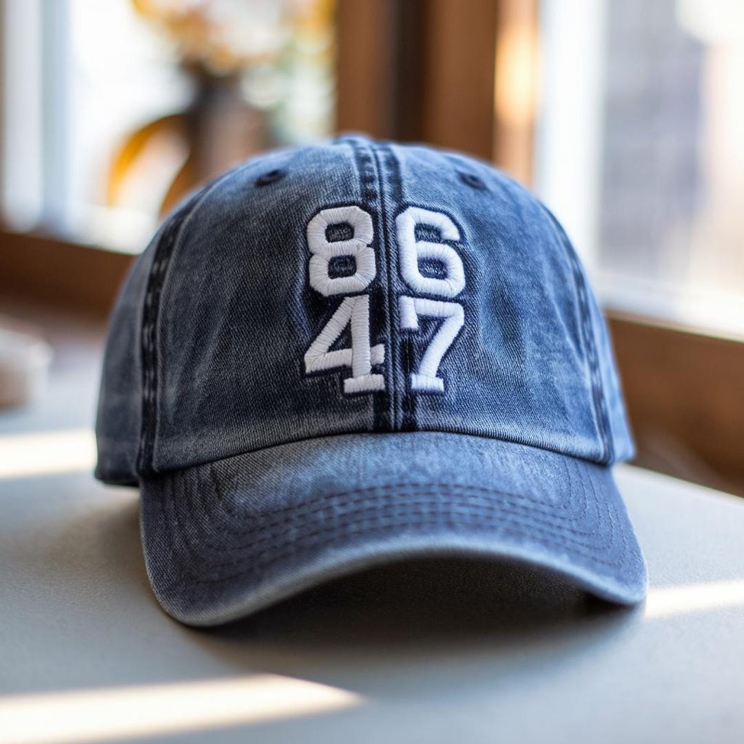 8647 Anti Trump Embroidered Hat, Political Protest Resist Baseball Cap ...