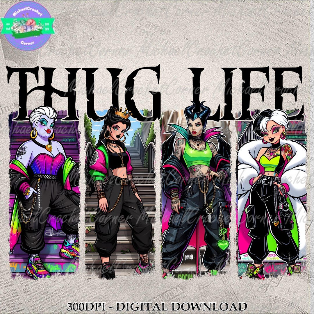 Halloween Villains Thug Life Png, Friends Horror Characters Png ...