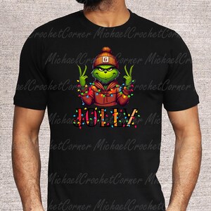 Jolly Means Guy Png, Character Xmas PNG, Christmas Character Png, Funny ...