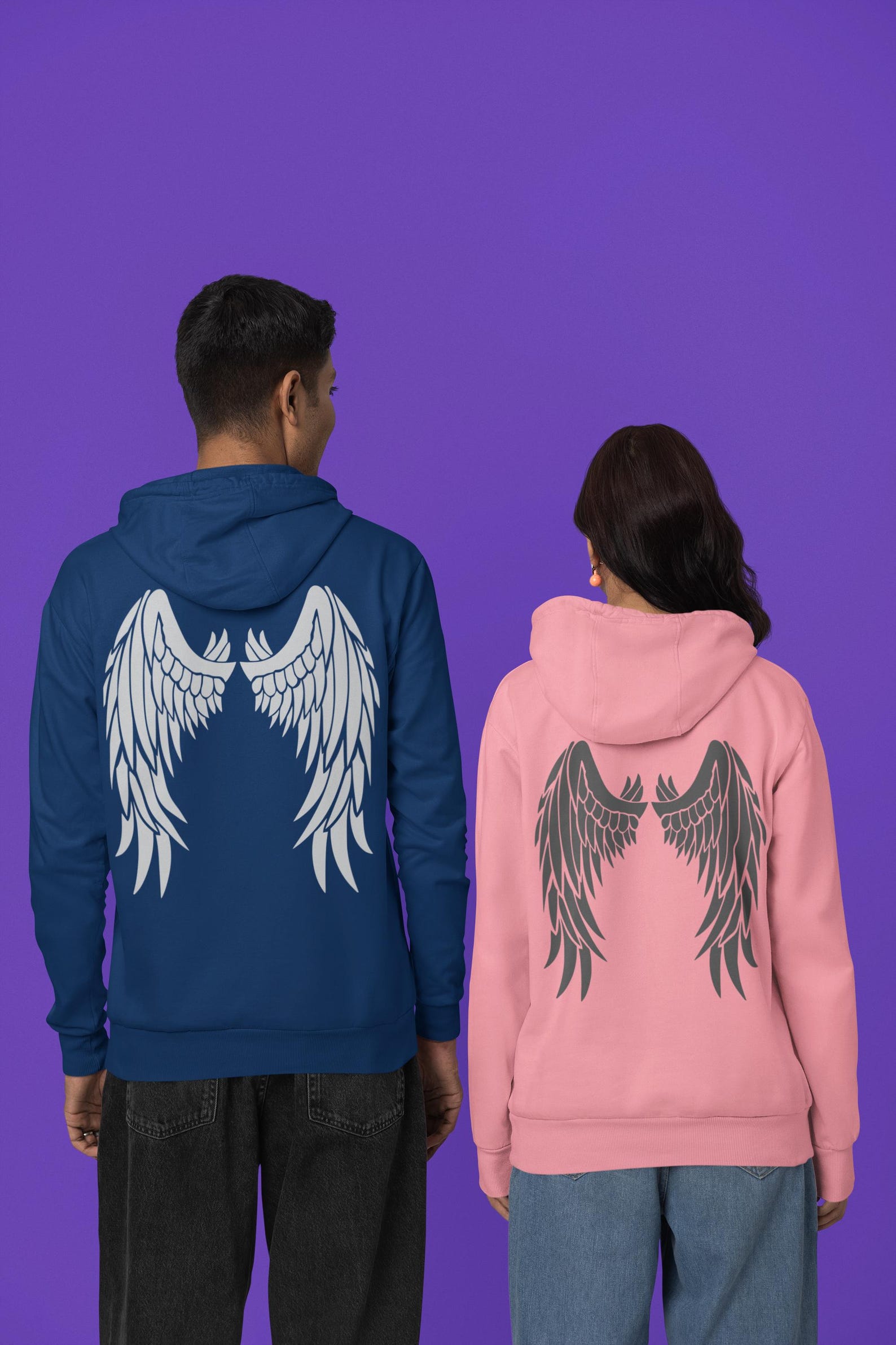 Rare Angel Wings Shirt, Wings on Back Shirt, Angel Wings Hoodie, Trendy ...