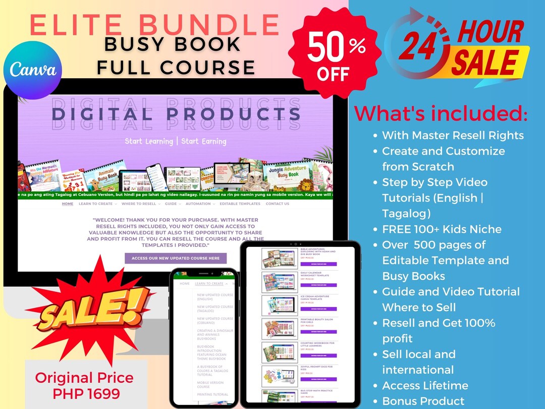 Busy Book Elite Bundle Course With Freebies - Etsy