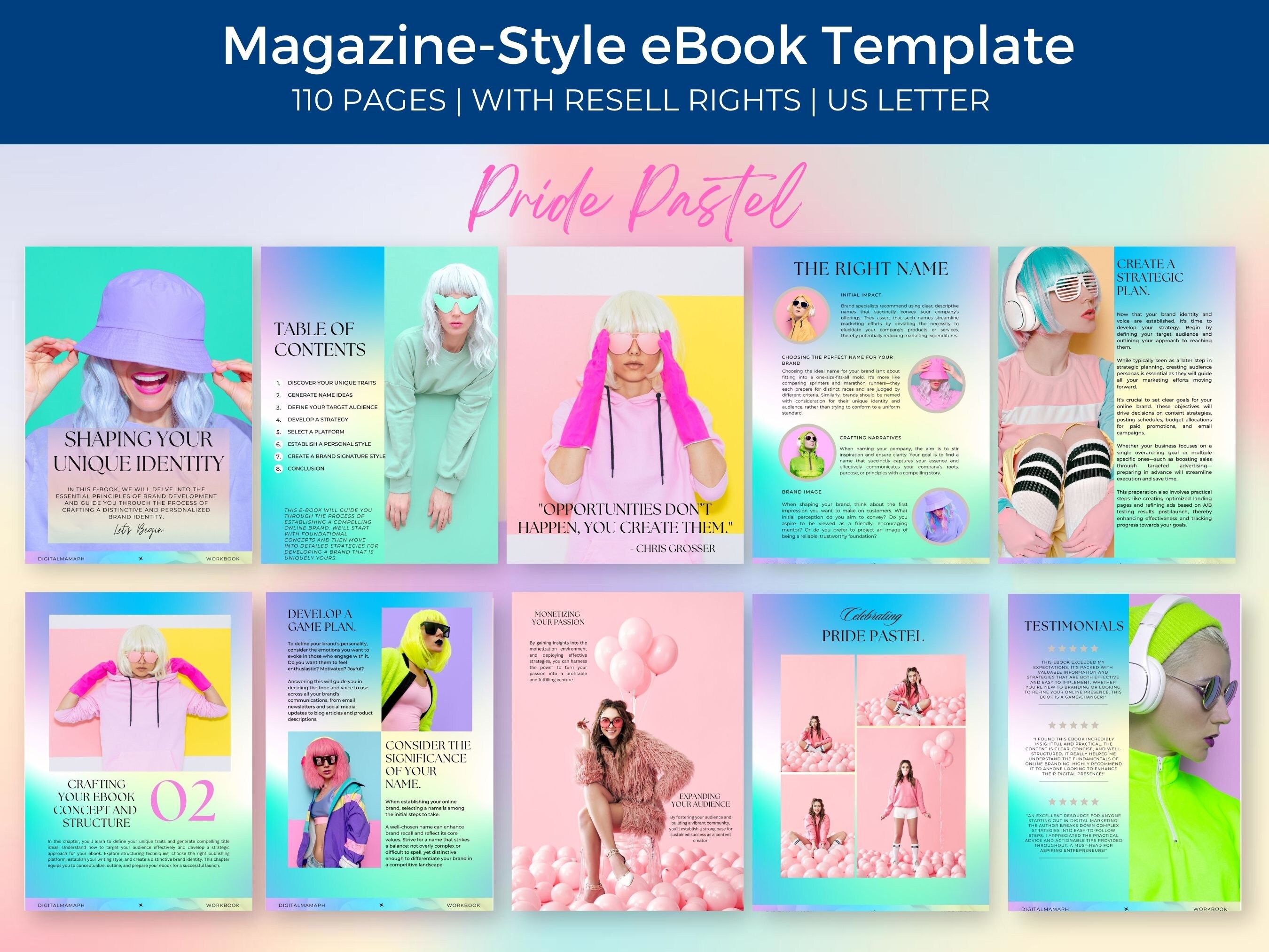 MRR Magazine Style Ebook Template - Etsy