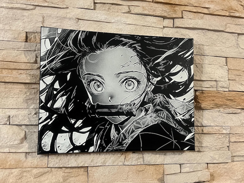 Nezuko Demon Slayer Painting - Etsy Australia