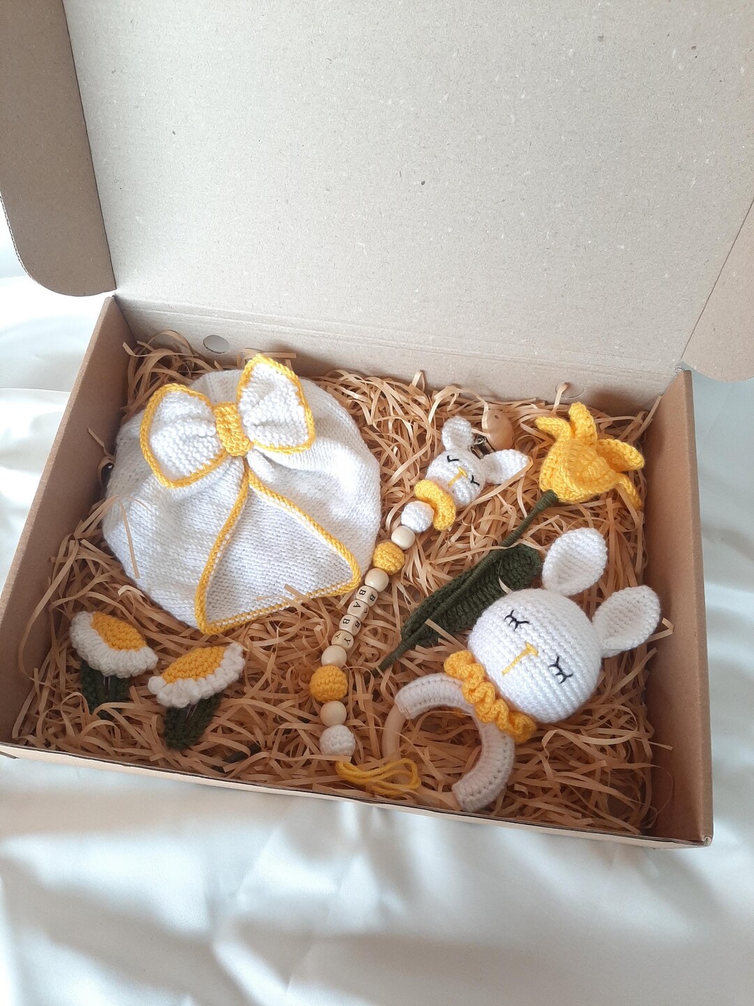Baby Gift Set, Newborn Gift Baby Shower Gift Set, Welcome Baby Gift Box ...