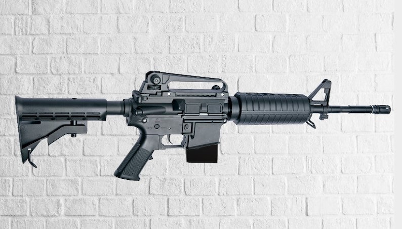 AR-15 Wall Mount Durable and Stylish Firearm Display Rack .223/.556 - Etsy