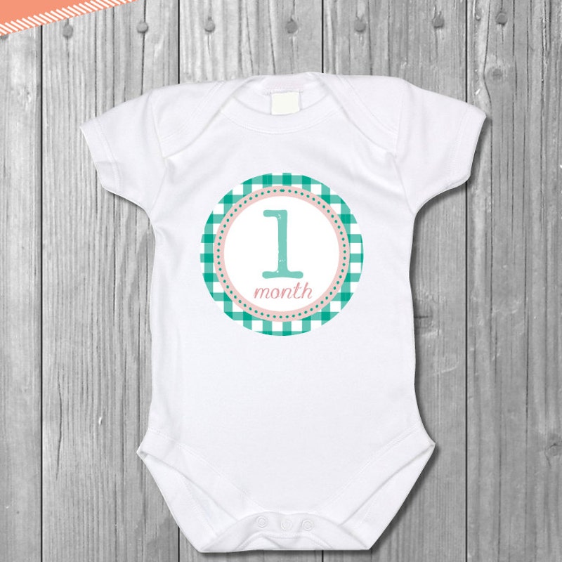 Baby Boy Month Stickers - Etsy