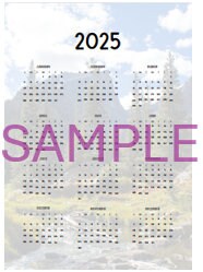 2024 or 2025 Calendar 1 Page Printable Day/night/nature Themed - Etsy