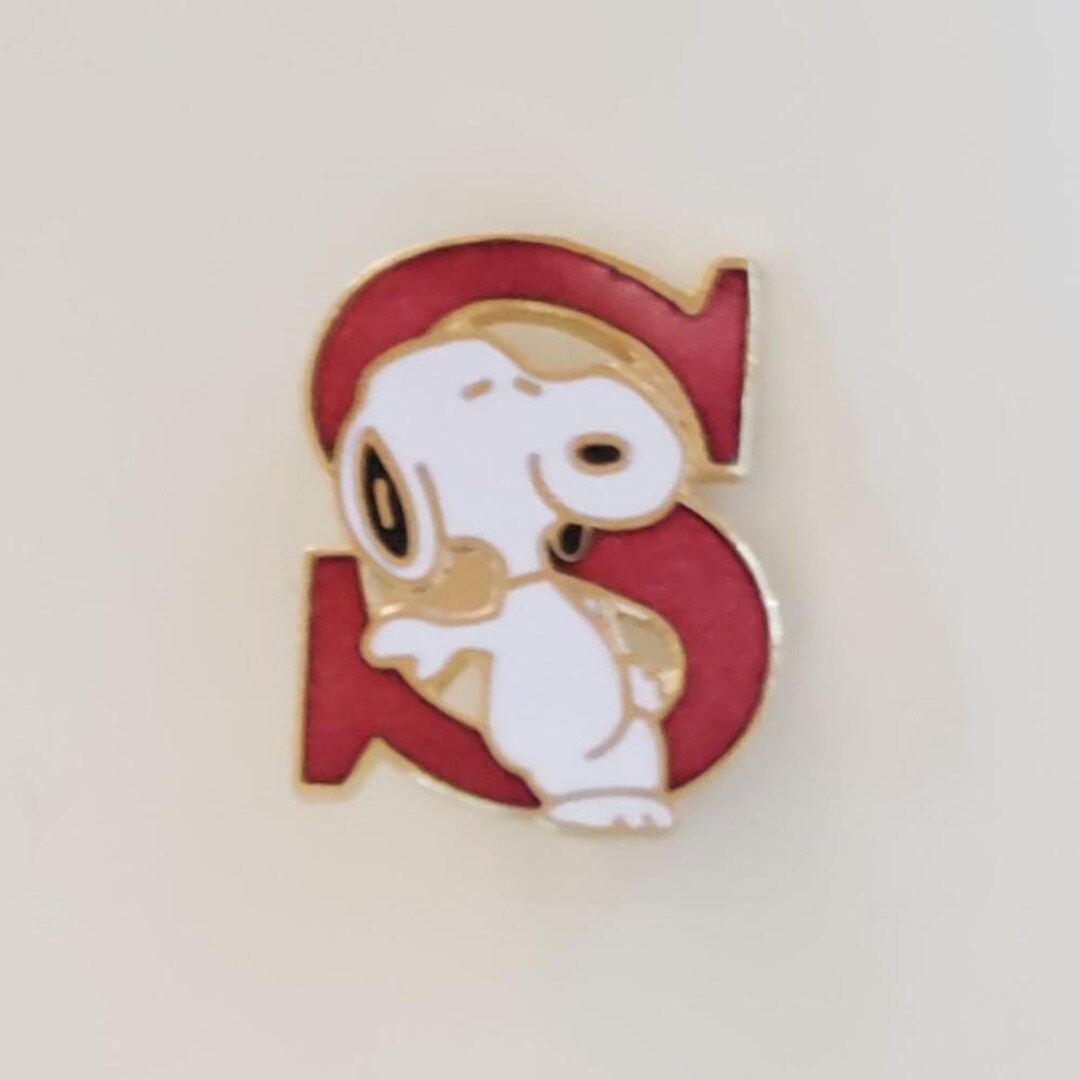 Snoopy Peanuts Letter S Pin Initial Alphabet in Multiple Colors Enamel ...