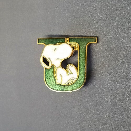 Snoopy Peanuts Alphabet Letter U Pin in Multiple Colors Enamel - Etsy