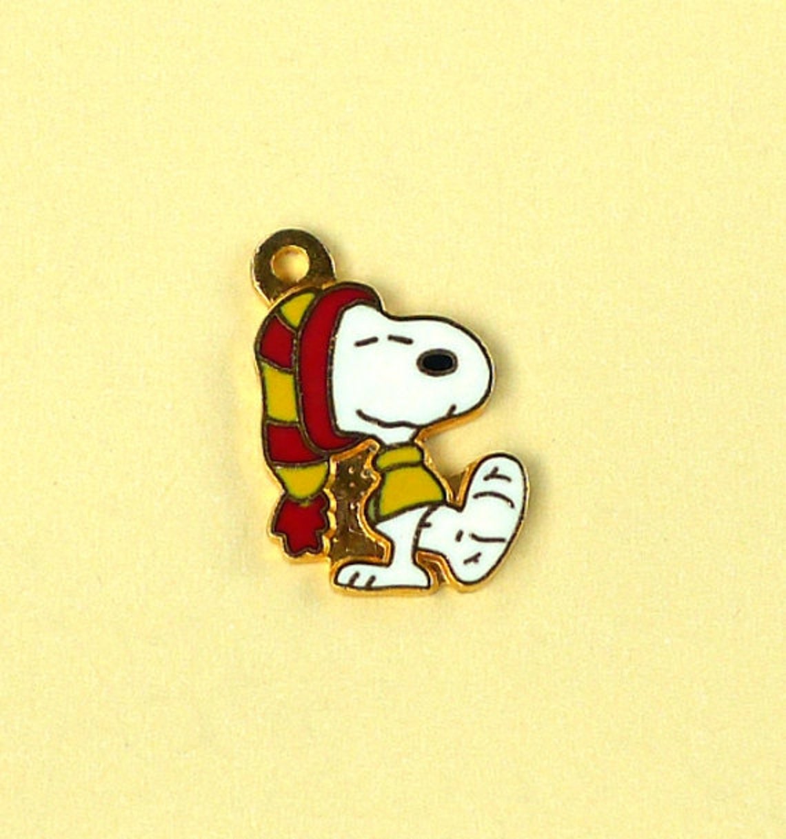 Aviva Vintage Snoopy Broken Leg in a Cast Charm Enamel Cloisonne ...
