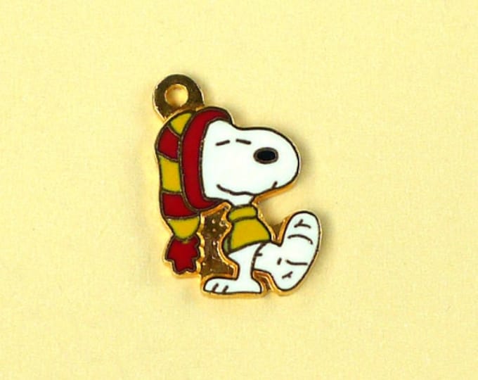 Aviva Vintage Snoopy Broken Leg in a Cast Charm Enamel Cloisonne ...