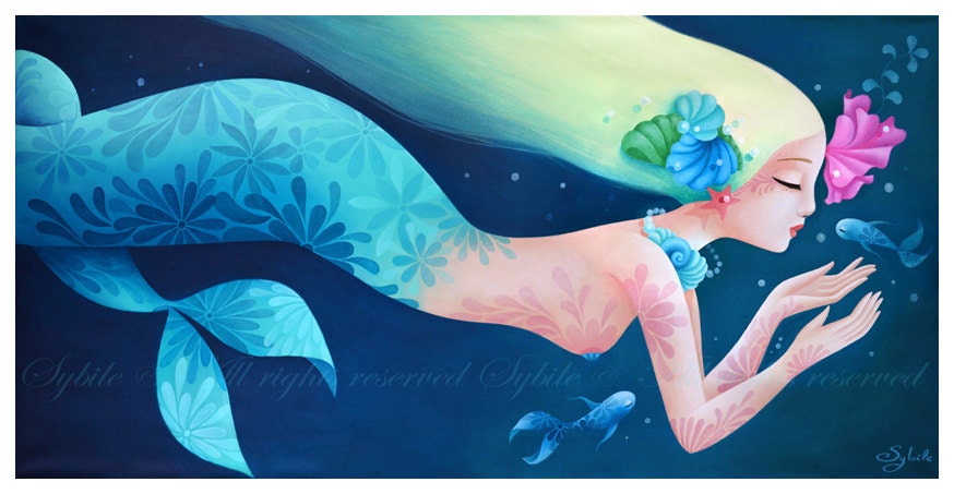 Print: Siren - Etsy France