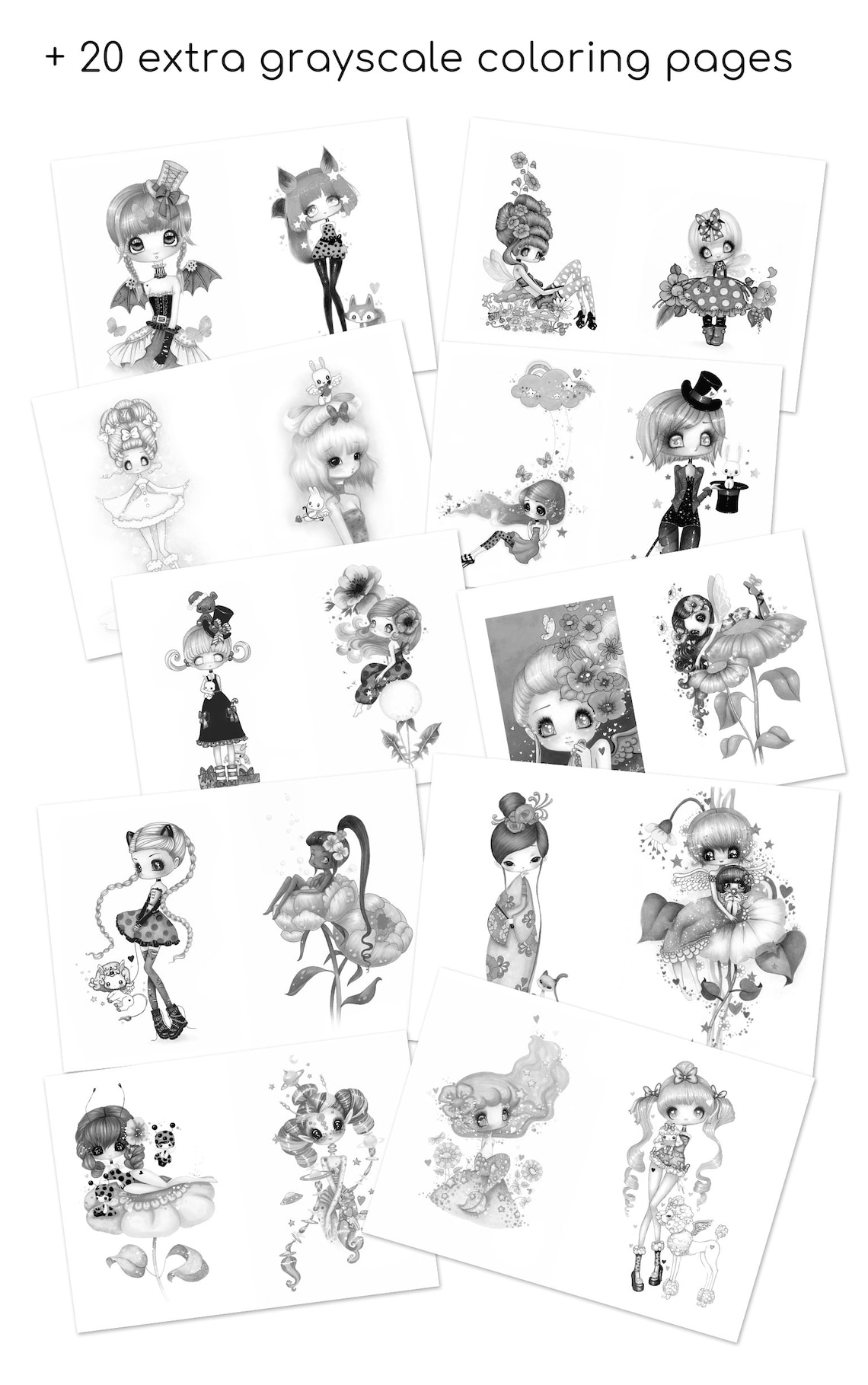 PDF Coloring Book Vol 2 - Etsy