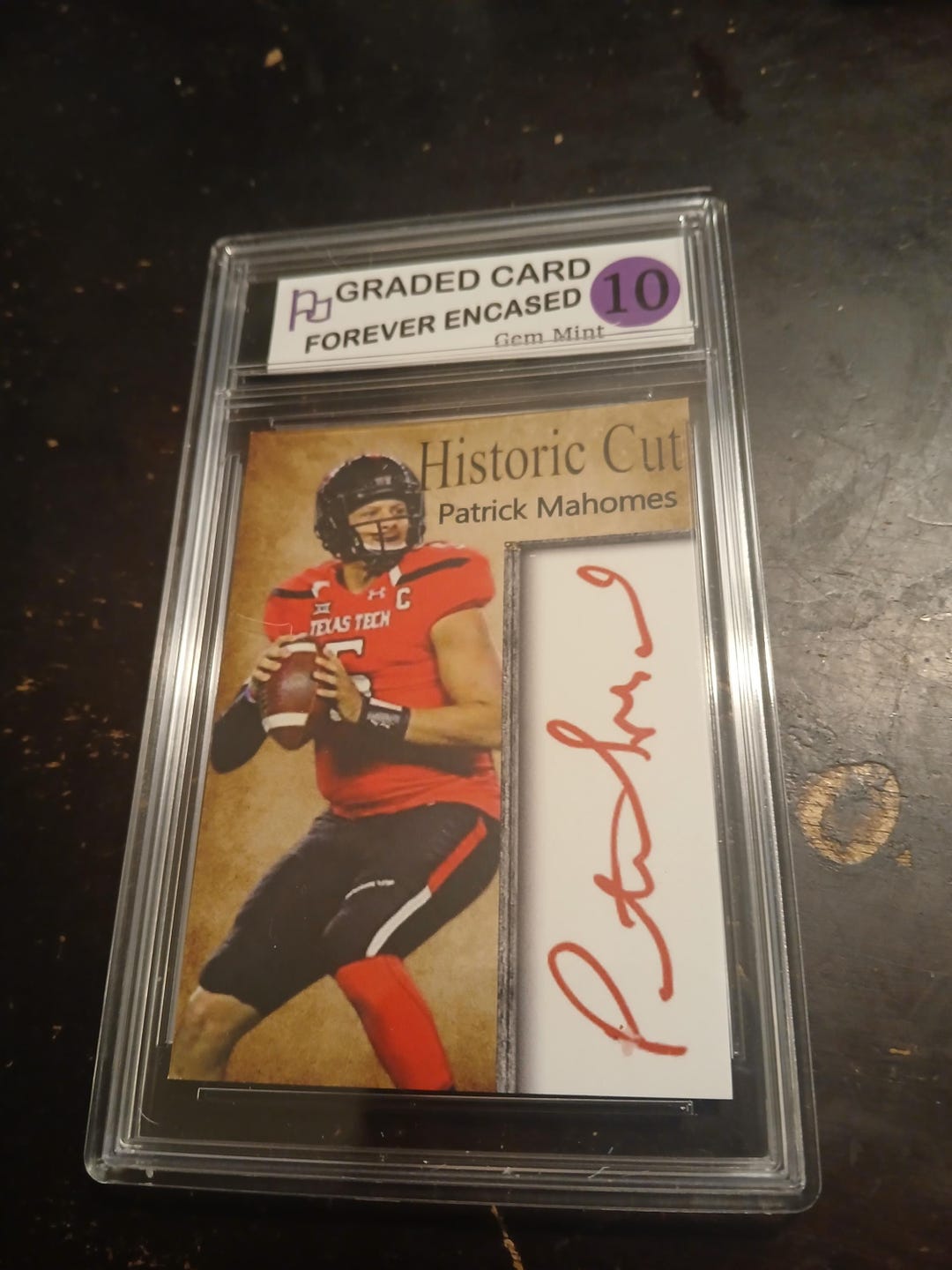 2017 Historic Cut Patrick Mahomes Rookie Auto Facsimile Gem Mint 10 ...