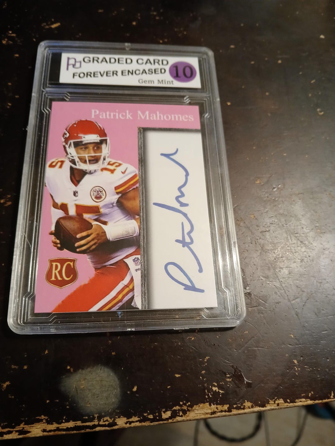 2017 Patrick Mahomes Rookie Auto Facsimile Gem Mint 10 1 of 500 Limited ...