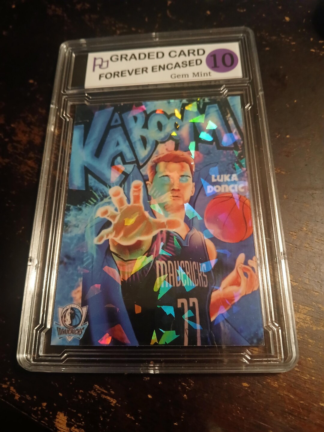 2024 Kaboom! Luka Doncic Cracked Ice Gem Mint 10 Limited Edition 1 of 250 - Etsy