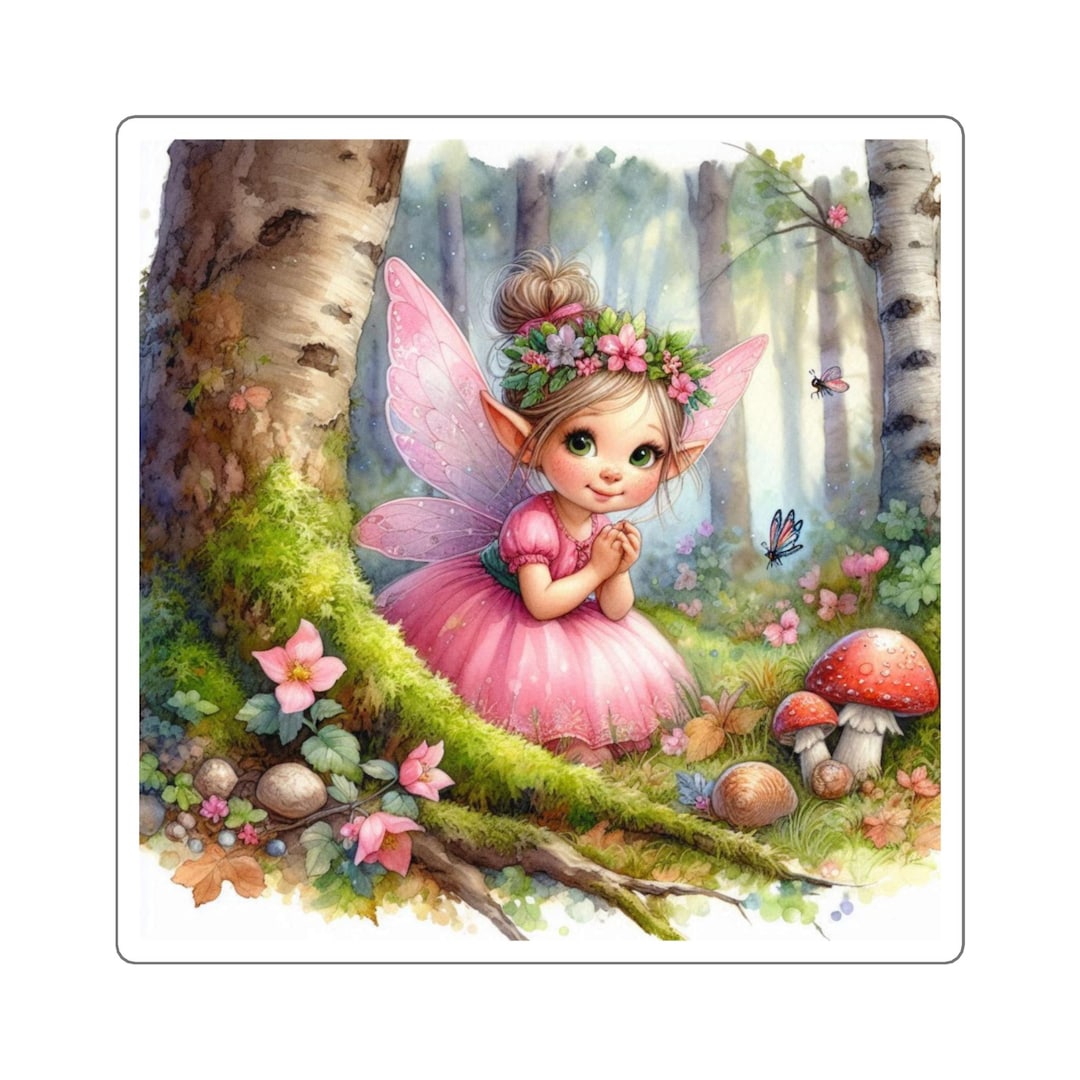 Enchanting Pixie Forest Hide and Seek Sticker - Etsy