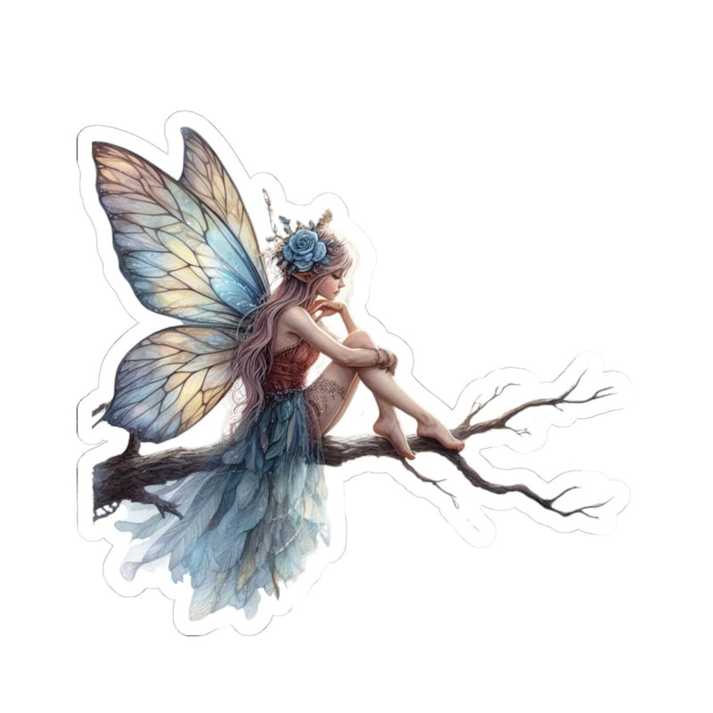 Kiss Cut Fairy Sticker - Etsy