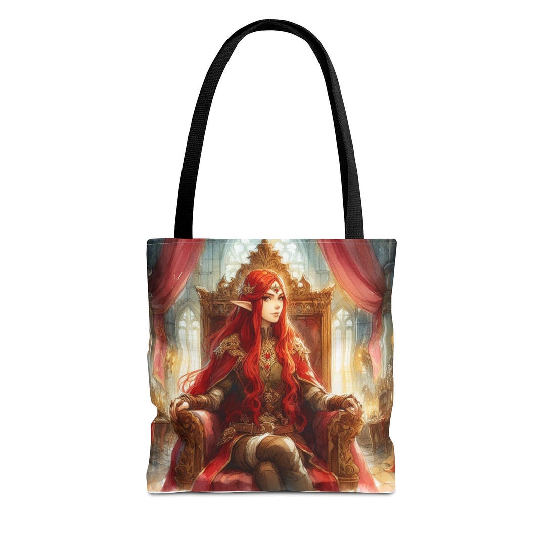 Enchanting Queen of the Elves Tote Regal Fantasy Print - Etsy