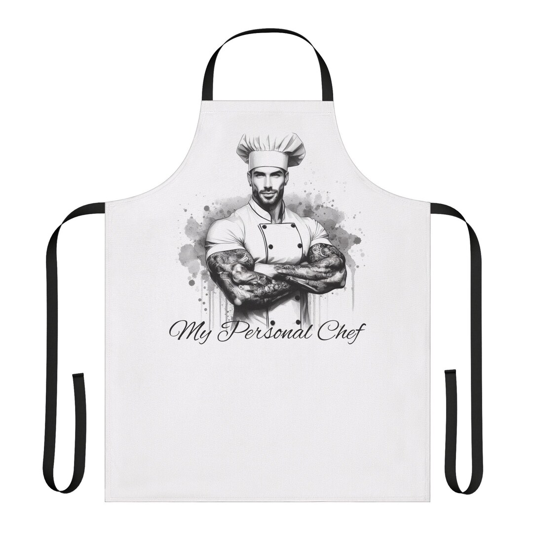 Apron, Chef Apron, Cooking Apron, Personal Chef Gift, Kitchen Apron ...