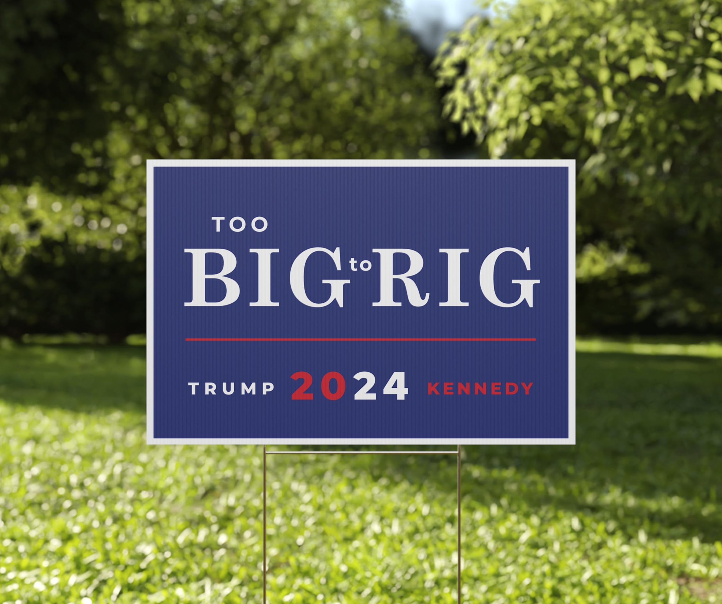 Pro Trump Yard Sign 2024, MAGA RFK Heal the Divide, President Trump ...