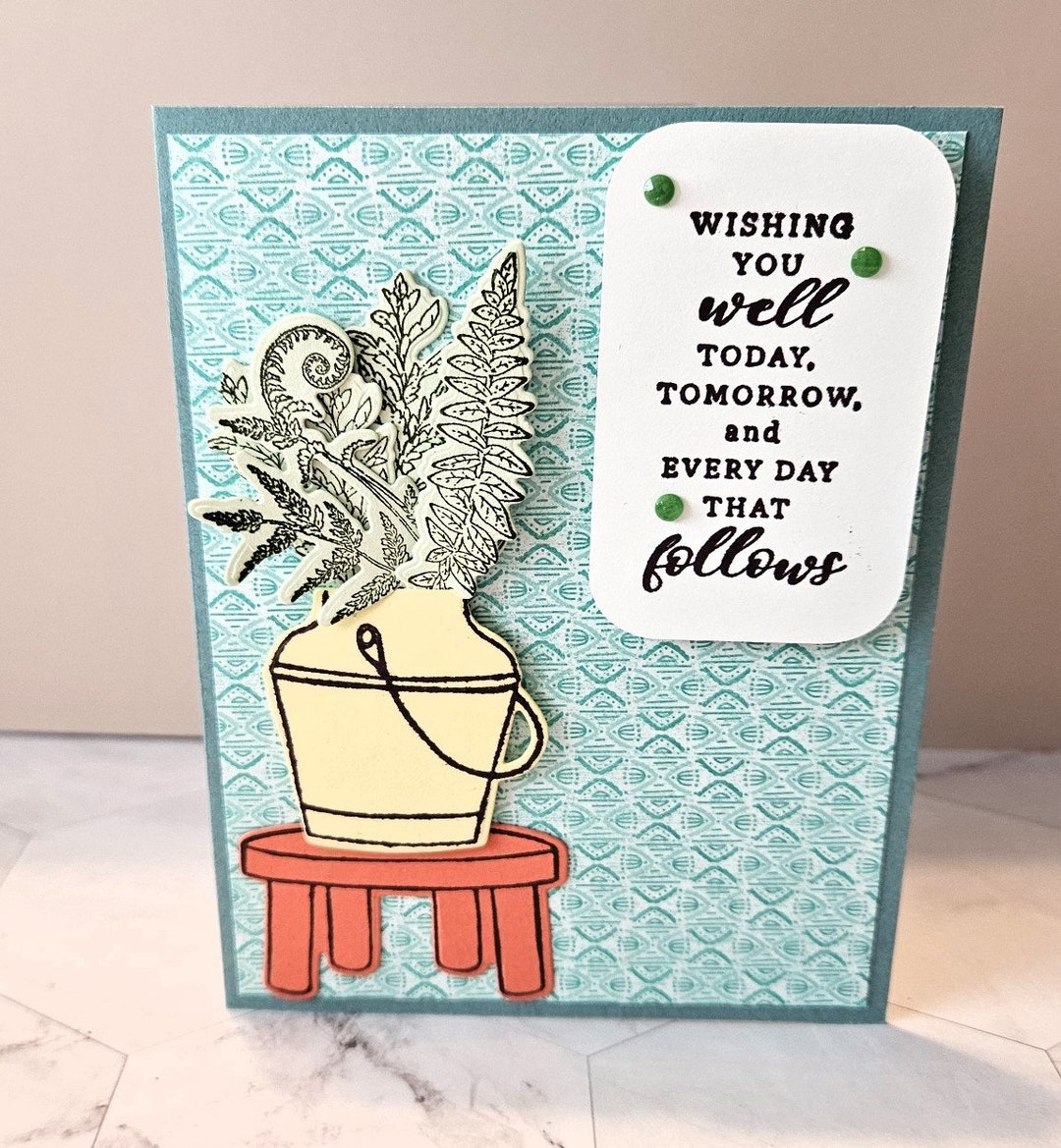 Greeting Cards: Country Flowers Set of 1 - Etsy