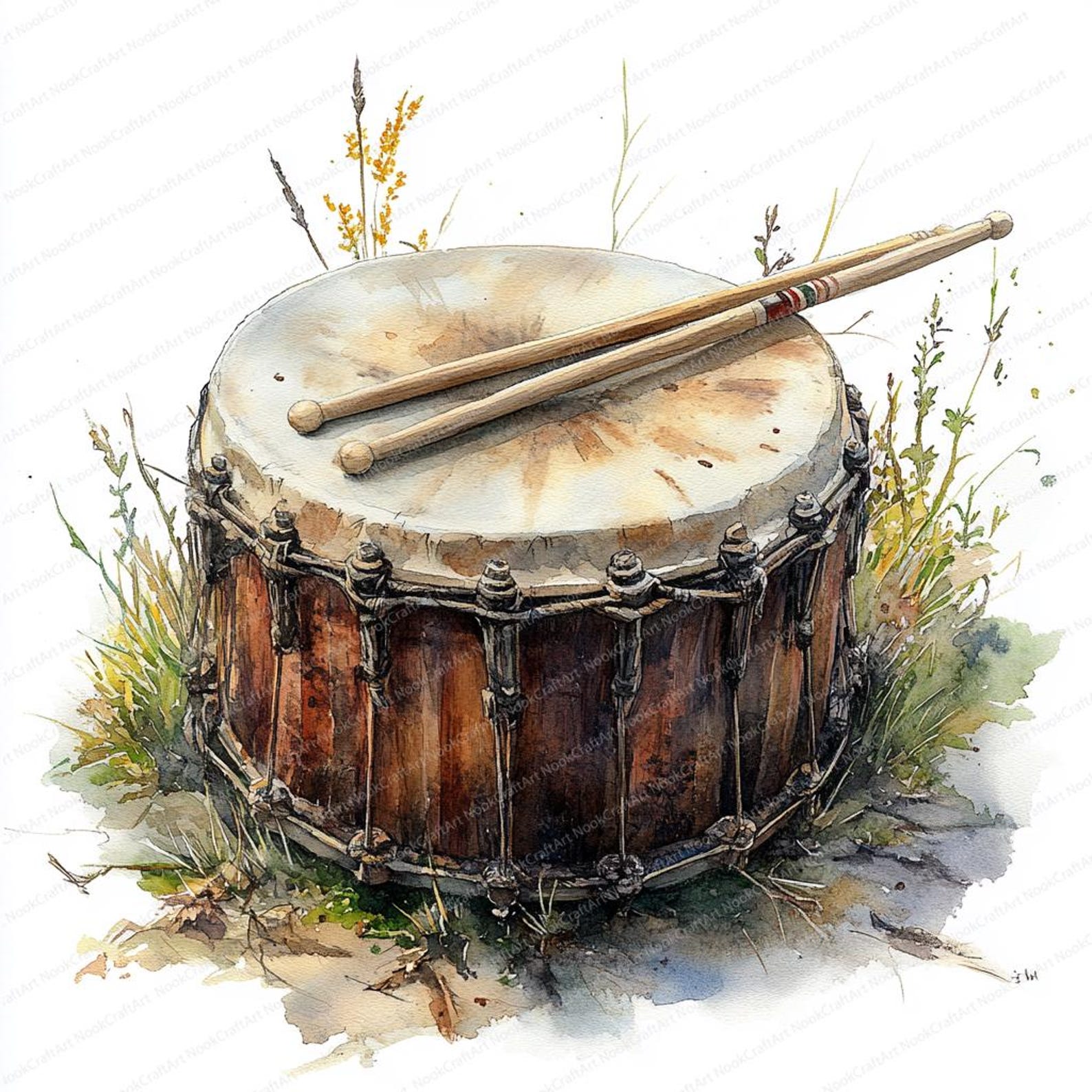 13 Drum Instrument Clipart | Musical Percussion Graphics | Printable ...