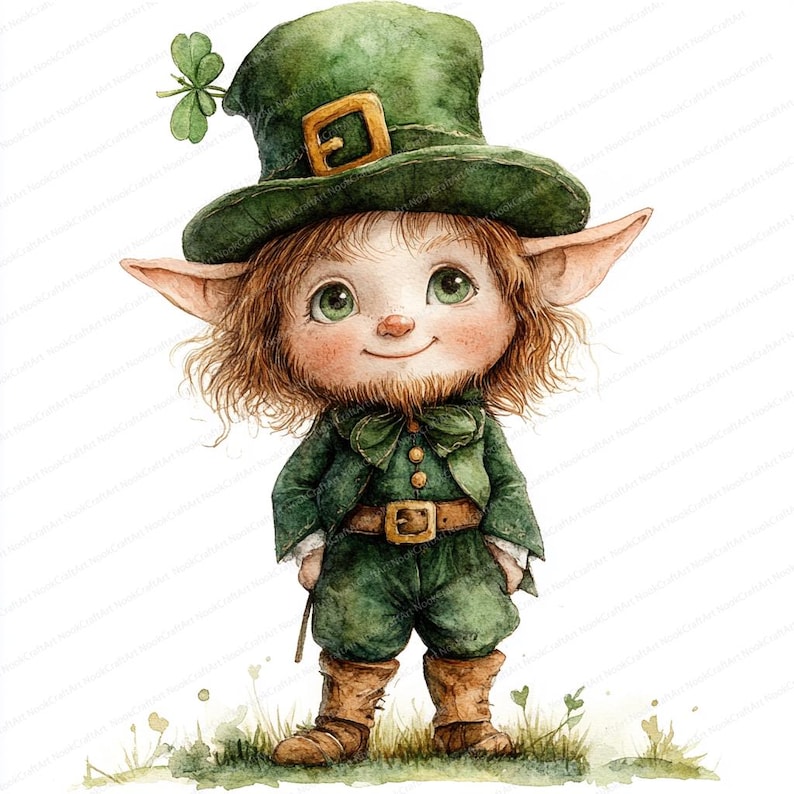 15 Leprechaun Clipart Collection | Whimsical Irish Illustrations ...