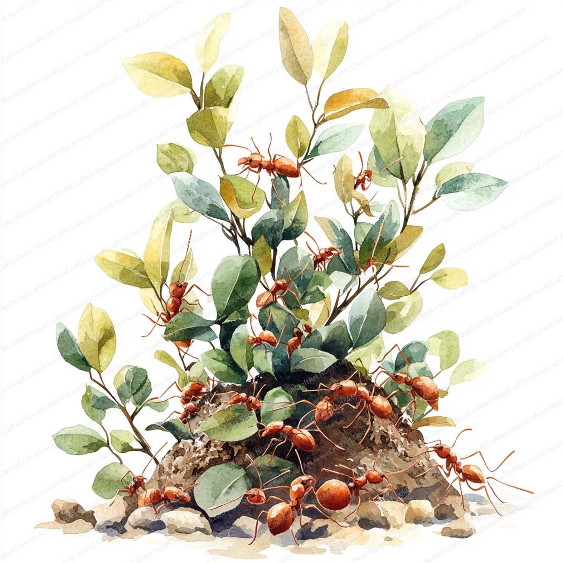 23 Ant Hill Building Clipart | Creative Ants in Action | Printable ...