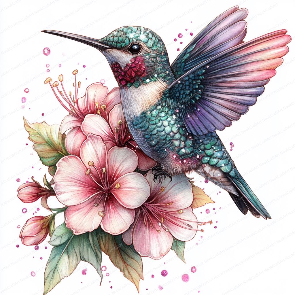 14 Hummingbird Clipart | Watercolor Bird Clip Art | Printable ...