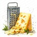 24 Grated Cheese Clipart Pack | Cheese Grater and Shredded Cheese ...