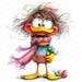 Frazzled Duck Clipart | 14 High Res Watercolor Jpgs | Printable ...