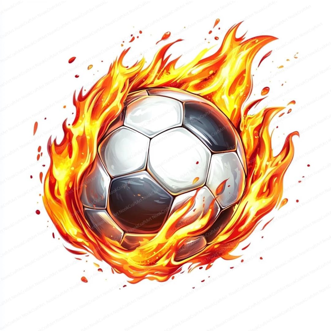 16 Soccer Ball Clipart Football Clipart Bundle Printable Watercolor ...