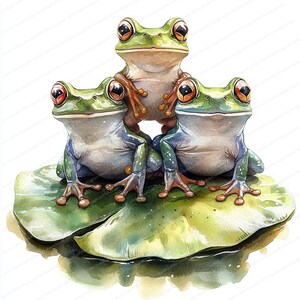 18 Frog Stack Clipart | Unique Frog Pyramid Design| Printable ...