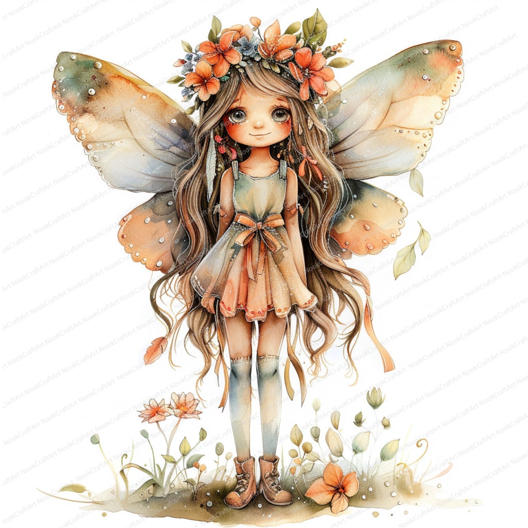 16 Fairy Clipart | Magical Fairies Clipart Bundle | Printable ...