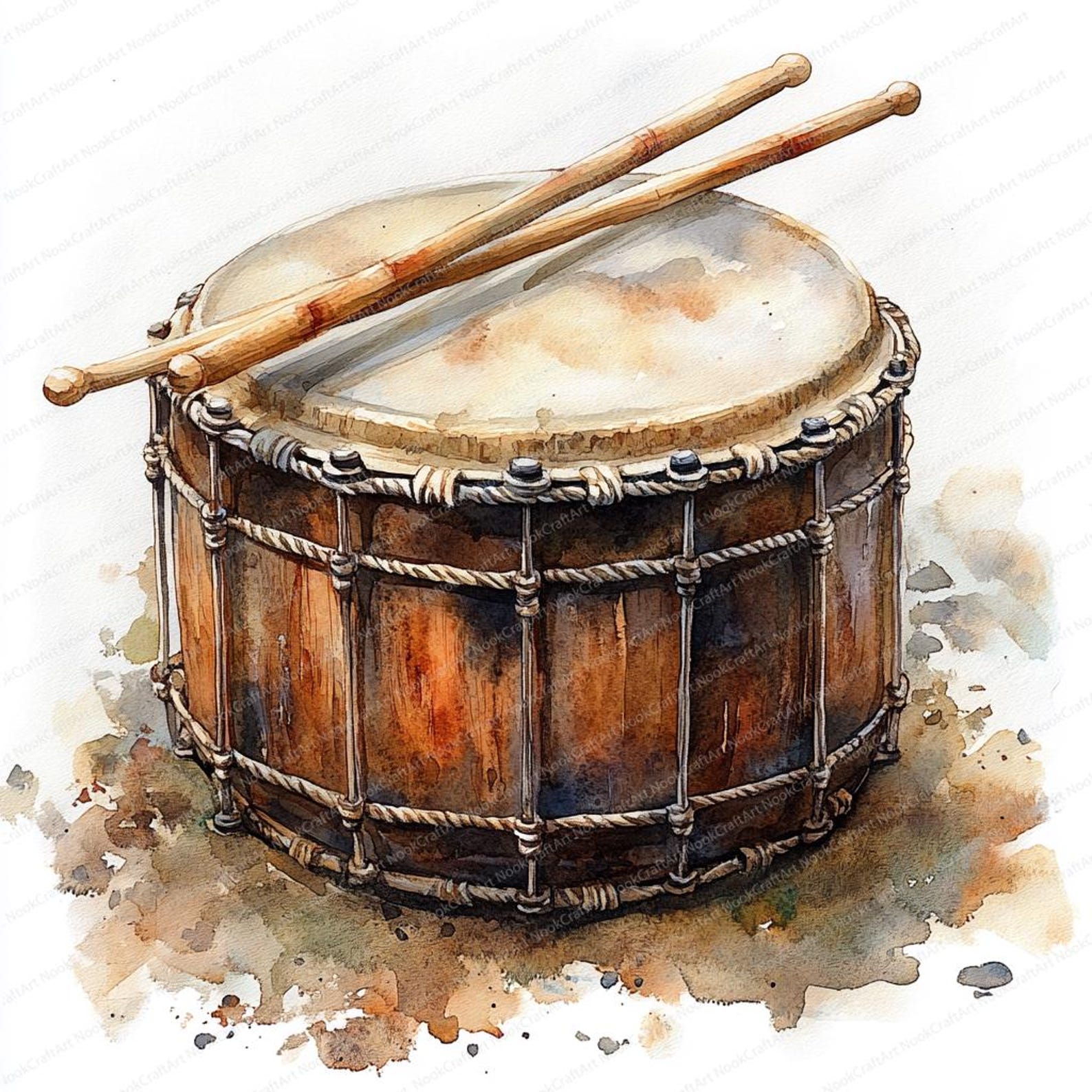 13 Drum Instrument Clipart | Musical Percussion Graphics | Printable ...