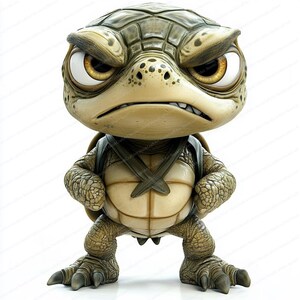 20 Quirky Turtle Adorable Cute Sassy Clipart | Printable Watercolor ...