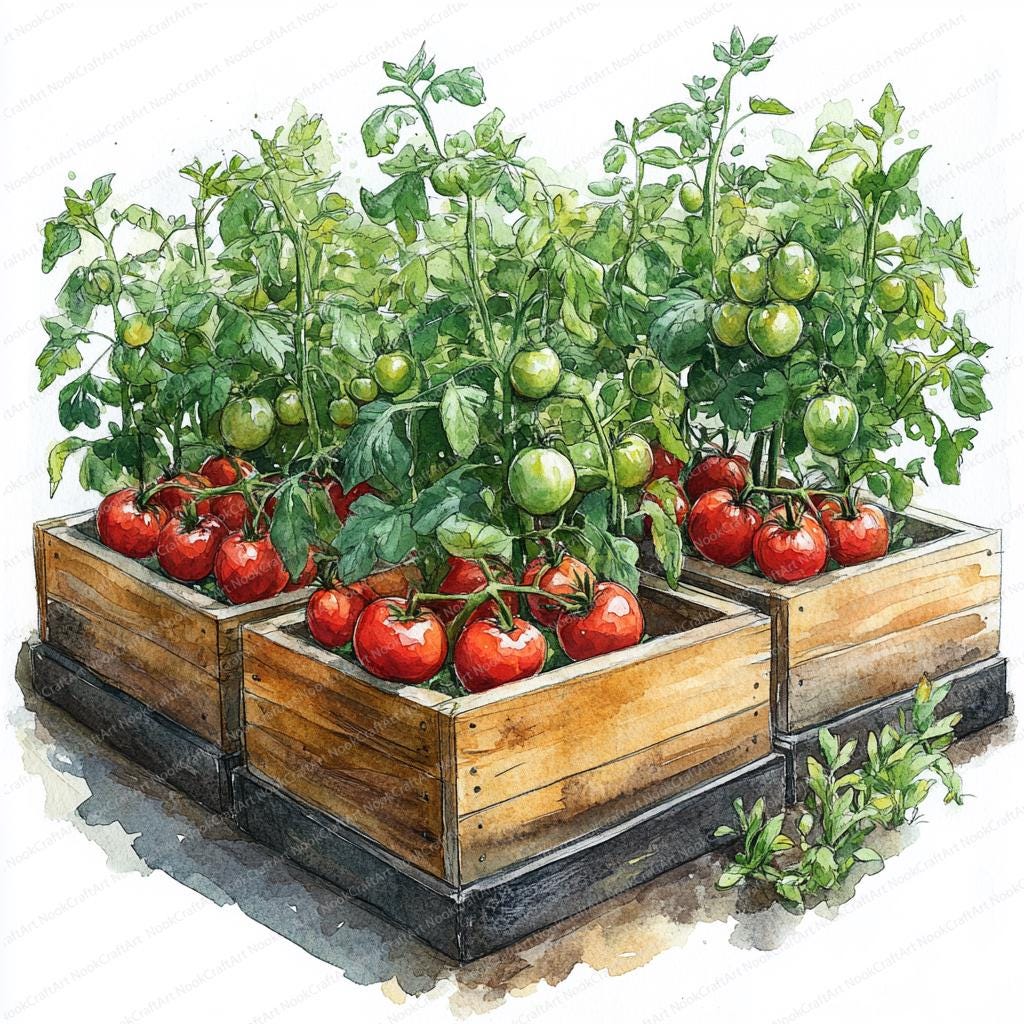 20 Summer Garden Clipart Set | Vibrant Seasonal Illustrations ...