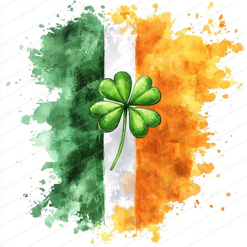 16 Irish Flag Clipart | St. Patrick's Day Graphics | Printable ...