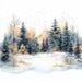 14 Christmas Trees Clipart | Winter Holiday Scene | Printable ...