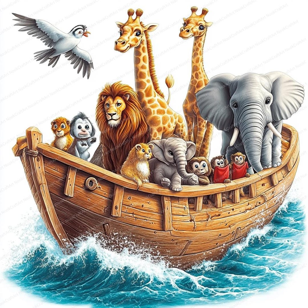 14 Noah's Ark Clipart | Animals Clipart | Christian Clipart | Printable ...