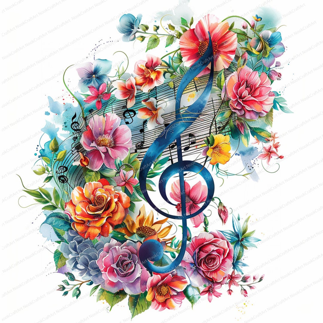 Set of Music Notes Clipart | 14 Music Notes Cliparts | Printable ...